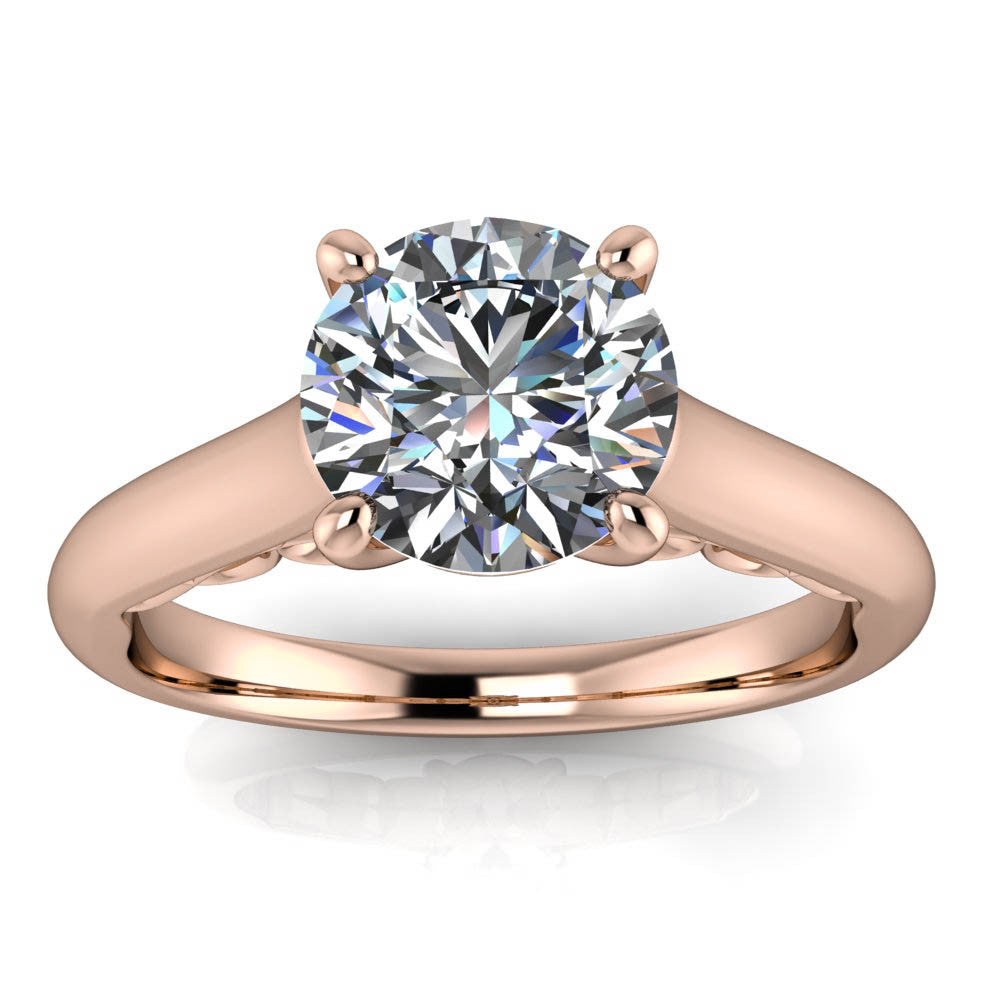 Fancy Solitaire Engagement Ring - Nan