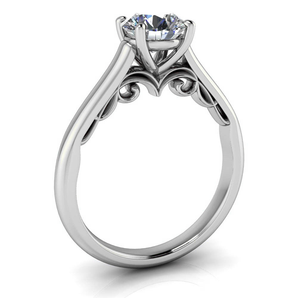 Fancy Solitaire Engagement Ring - Nan