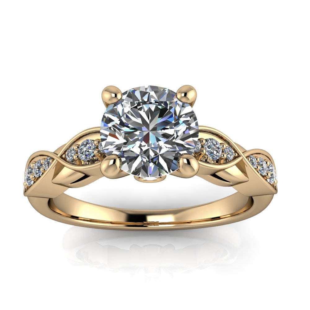 Infinity Band Engagement Ring - Hunter