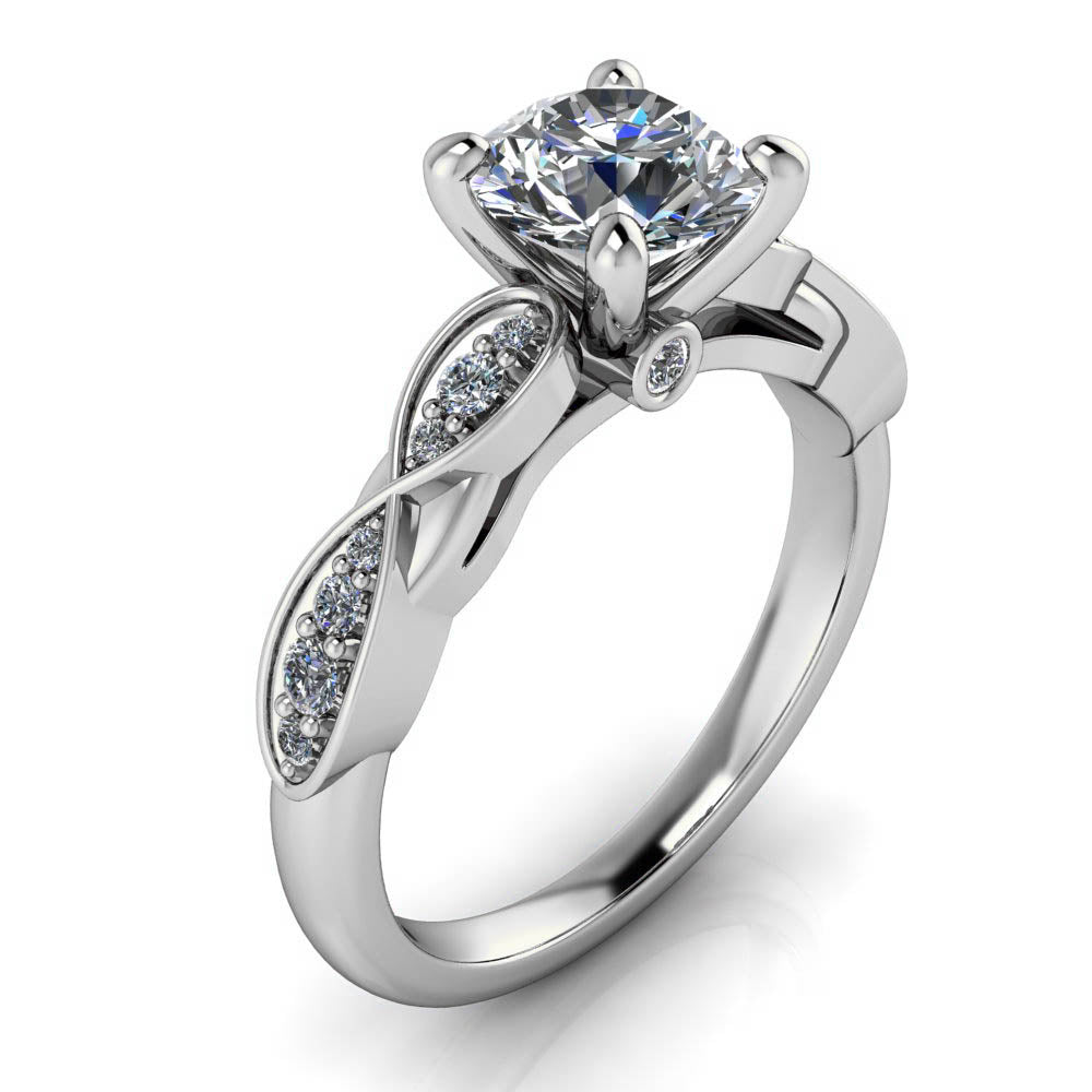 Infinity Band Engagement Ring - Hunter